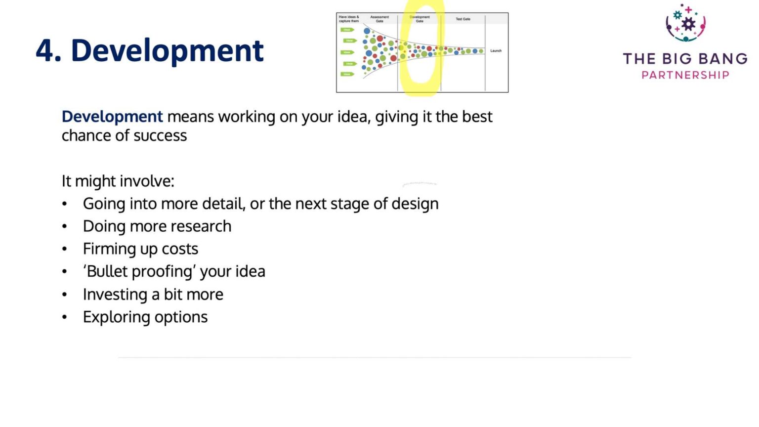 Innovation Process for Your Business - The Big Bang Partnership